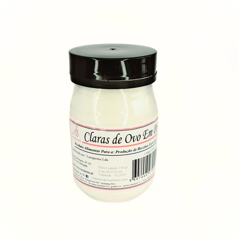 Clara de Ovo em Pó 150g – LusoPastas
